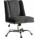 Linon Draper Office Chair, Multiple Colors and Base Options - Walmart.com