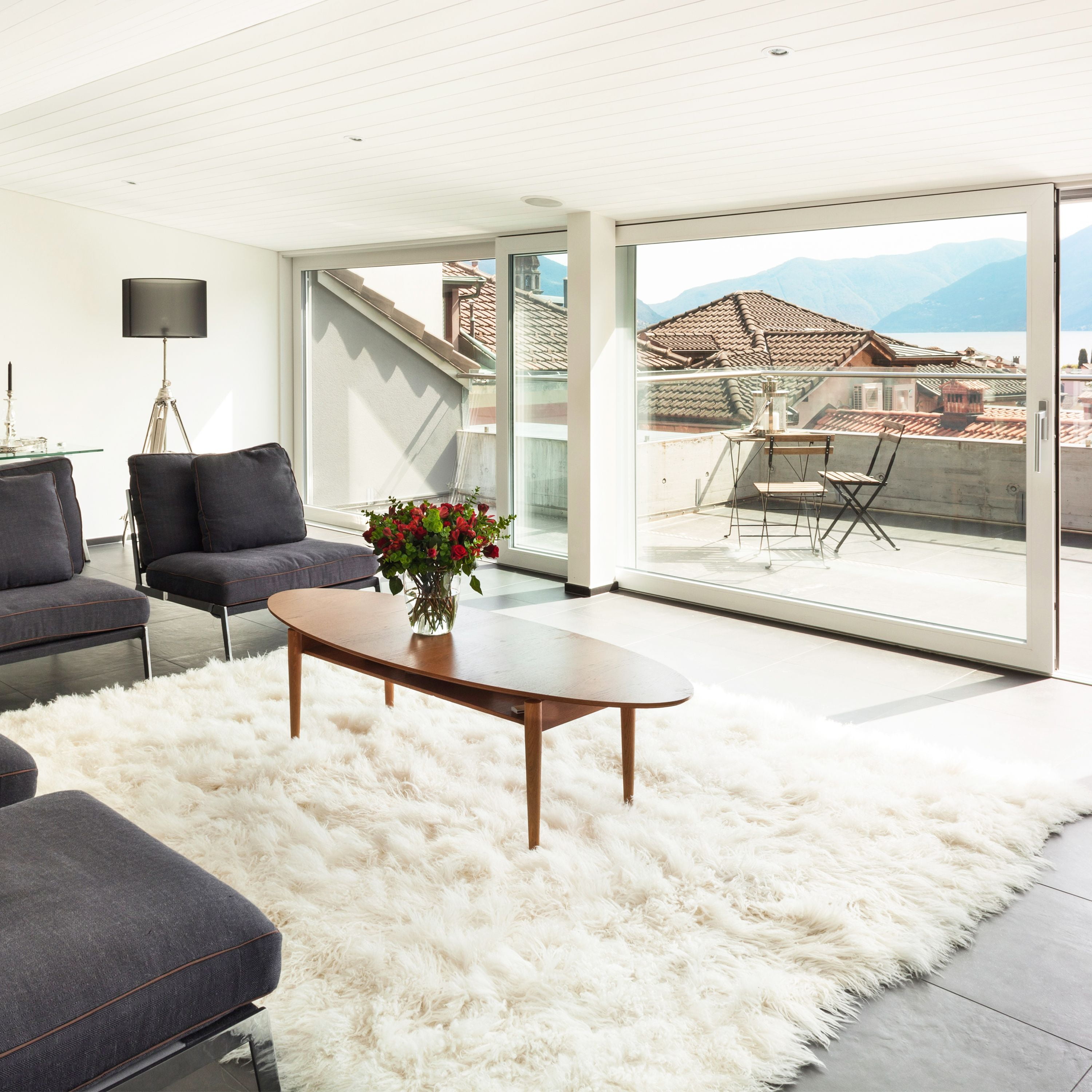 Linon Flokati 5A Shag Wool 36" x 60" Rug in Natural - Walmart.com