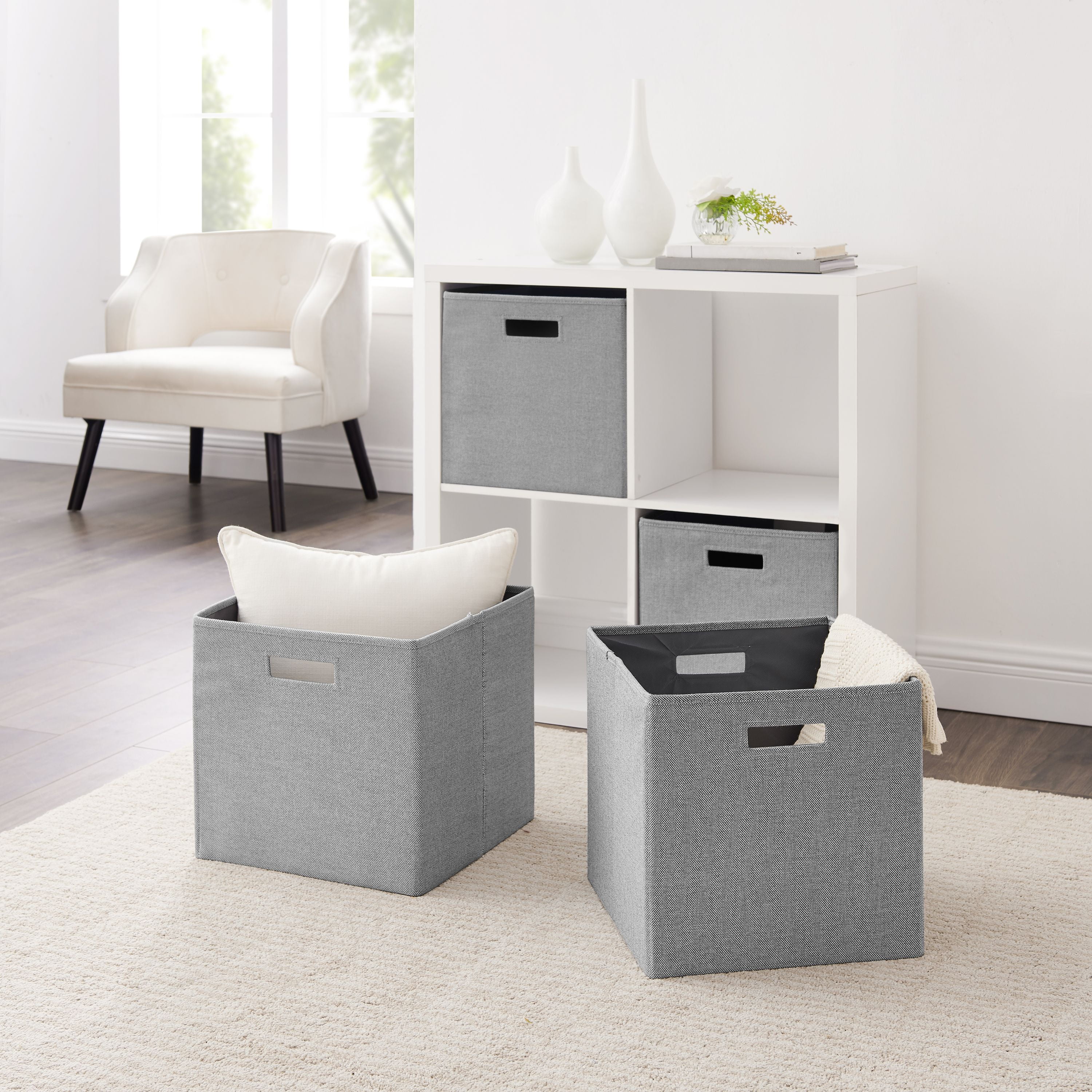 Linon Galli Storage Bin, 2-Pack , Multiple Colors - Walmart.com