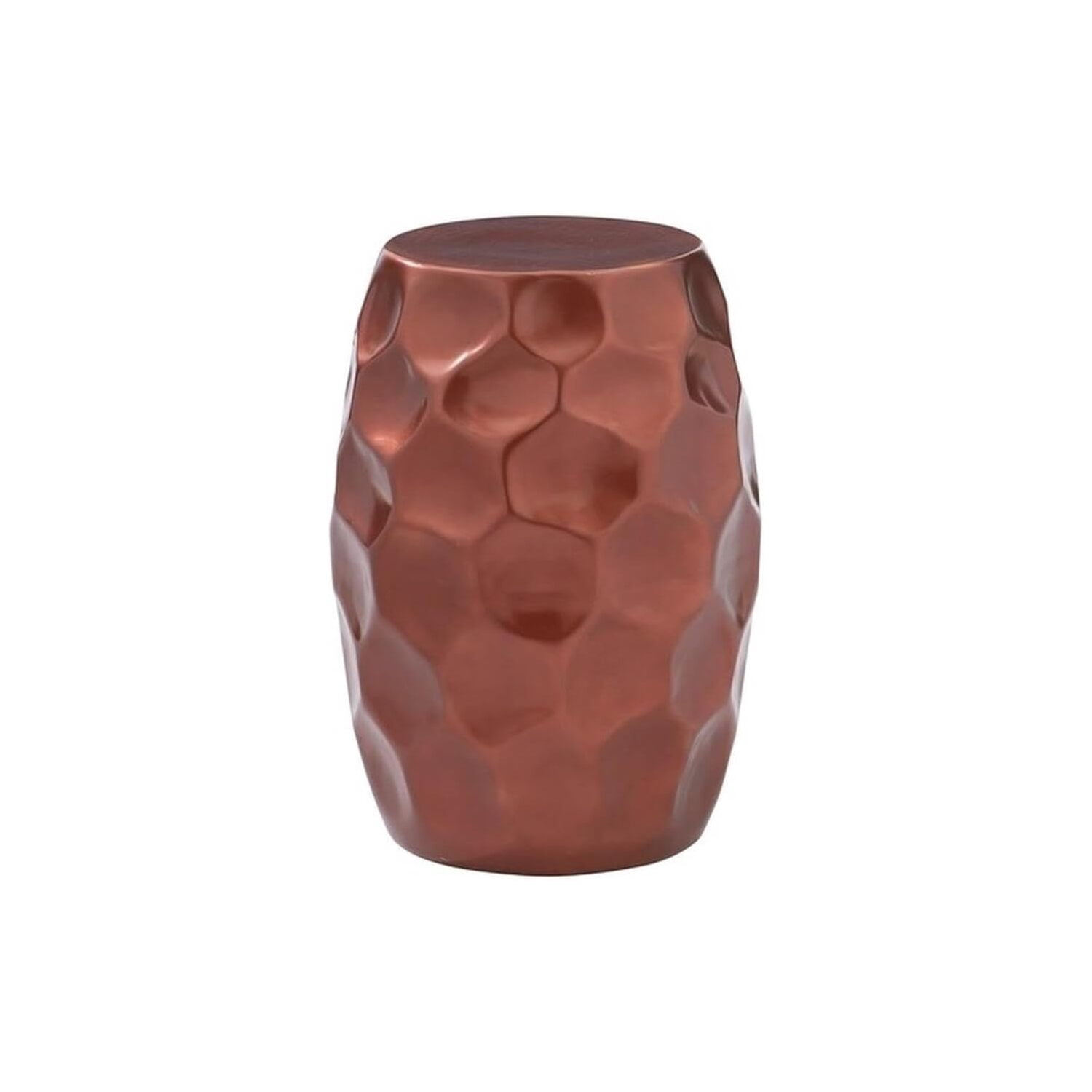 Linon Hewitt Aluminum Side Table in Antique Copper - Walmart.com