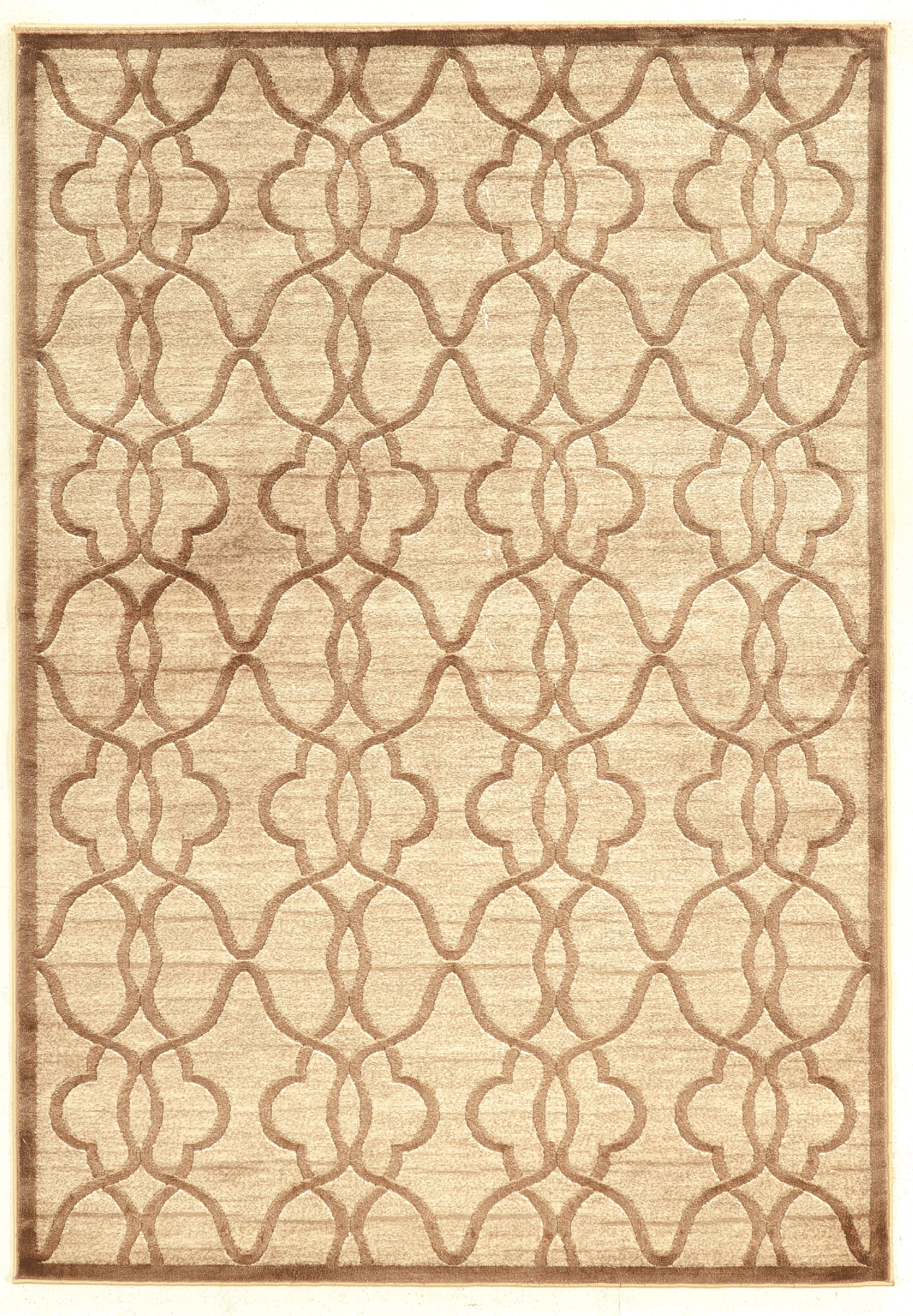Linon Home Decor Platinum Area Rug Collection, Beige and Cream, 8' x 11 ...