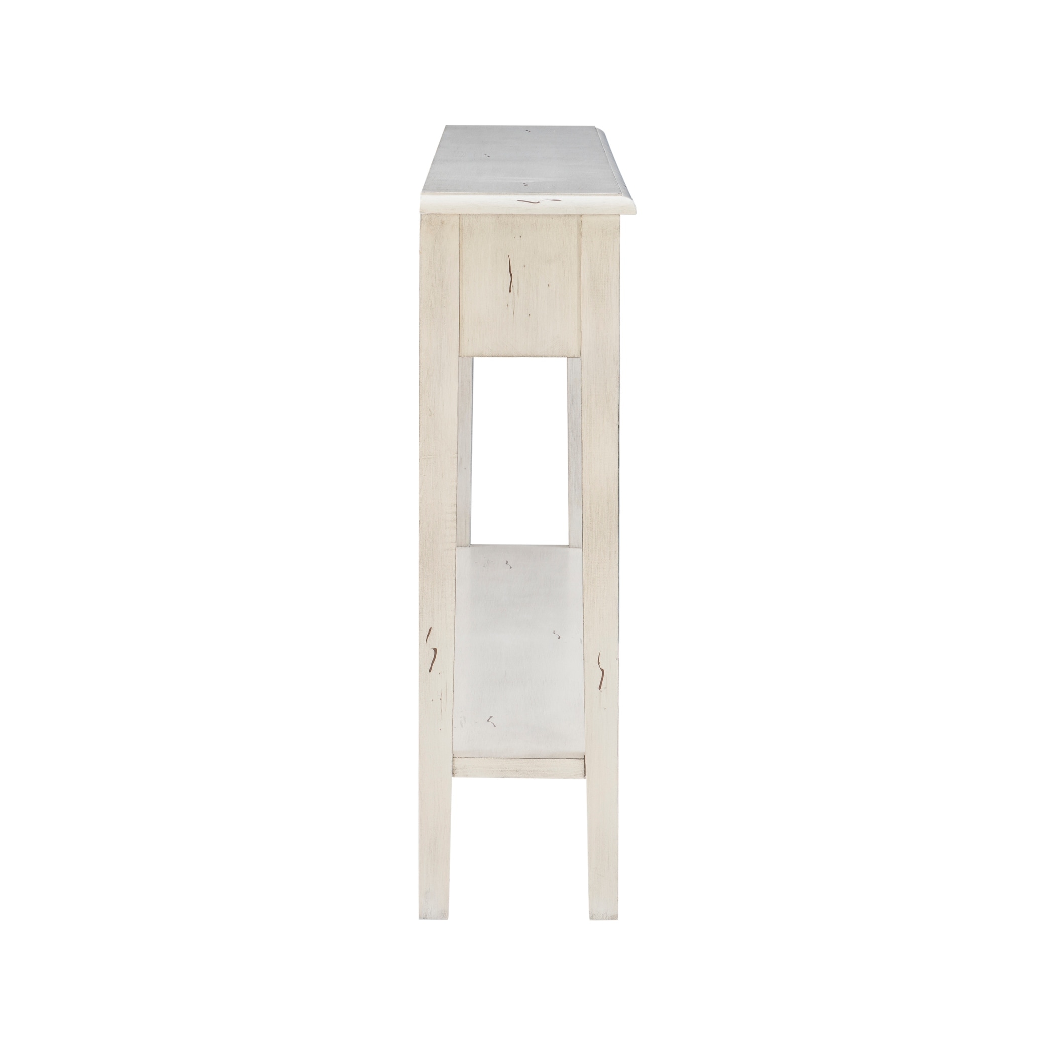 Linon Home Decor Sadie Wood Entryway Console Table Cream - Walmart.com