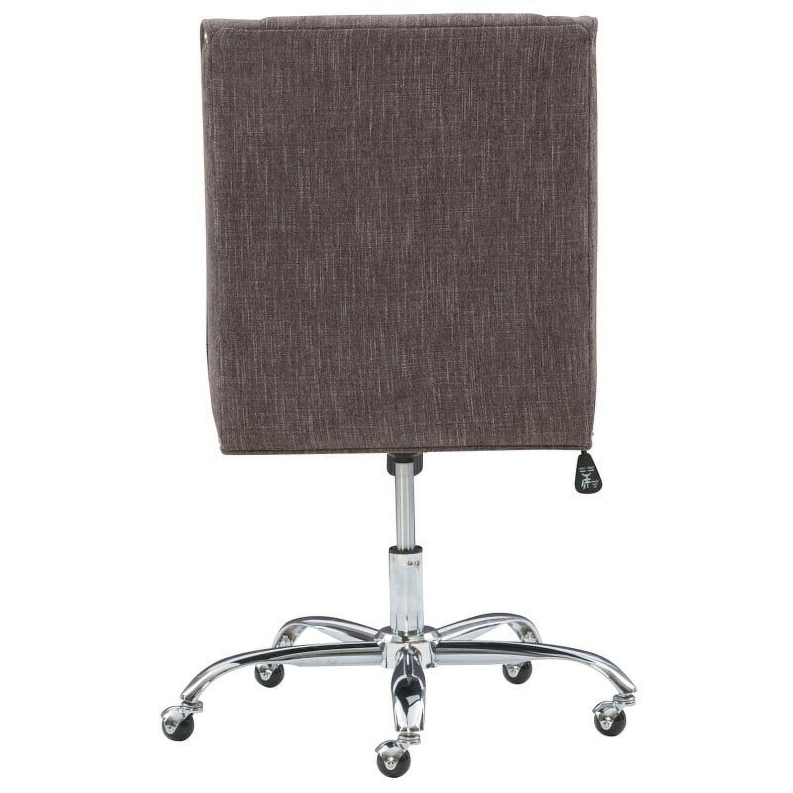 Linon Home Decor Violet Charcoal Office Swivel Chair - Walmart.com
