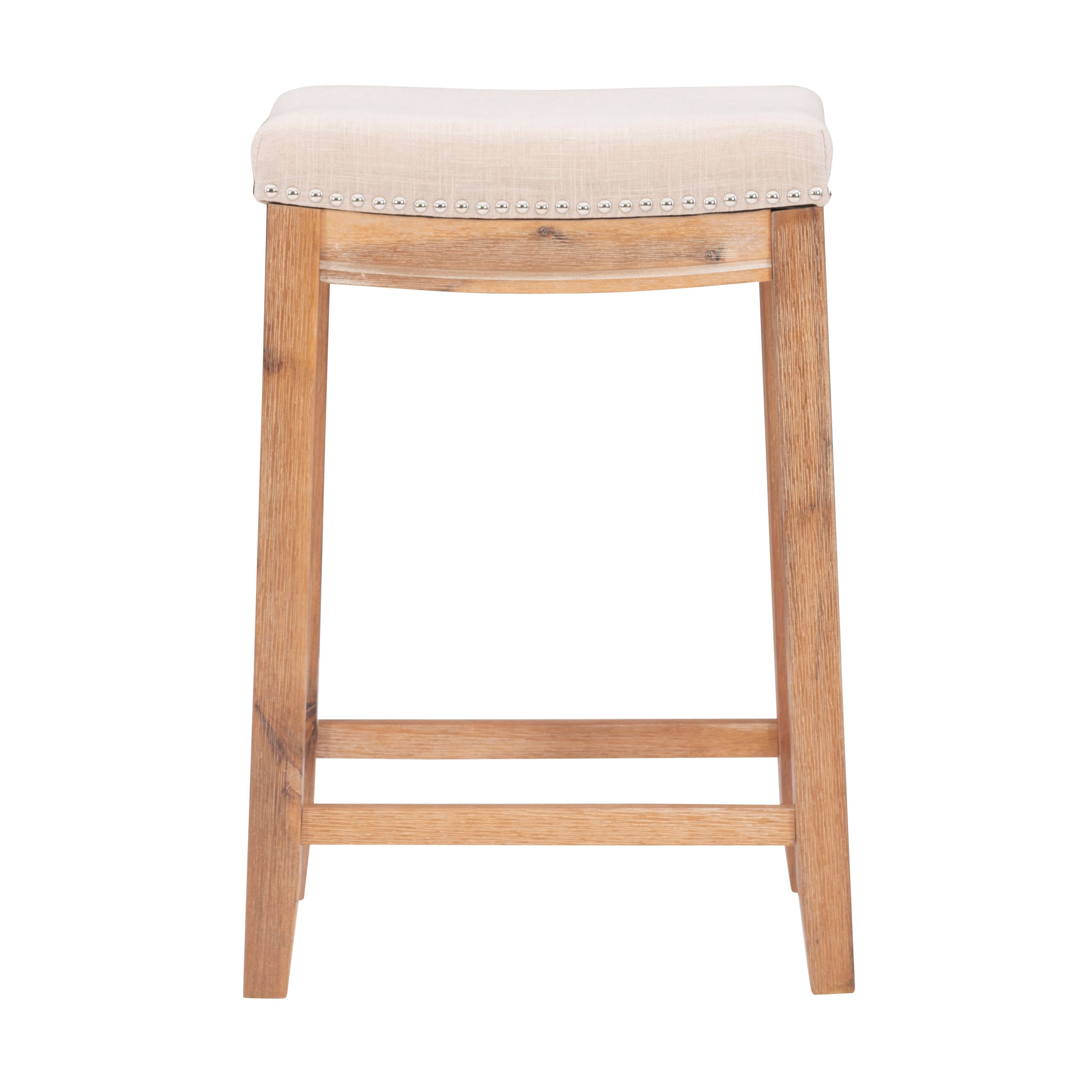 Linon Home Decor Willamette 26-inch Counter Stool Linen Beige Beige ...
