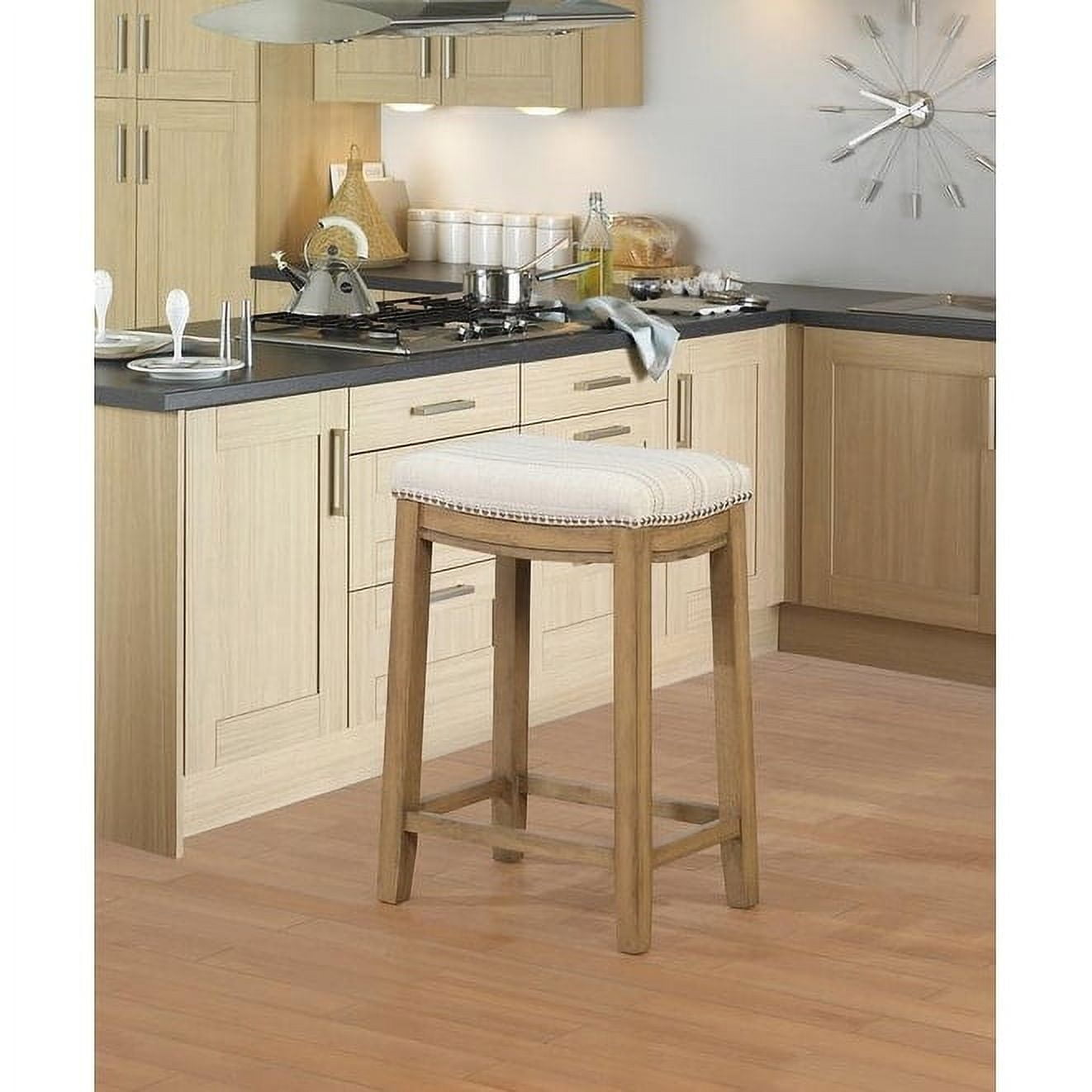 Linon Home Decor Willamette Rustic Striped Counter Stool - Walmart.com