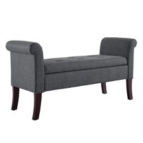 Linon Lillian Upholstered Bench, Berry - Walmart.com