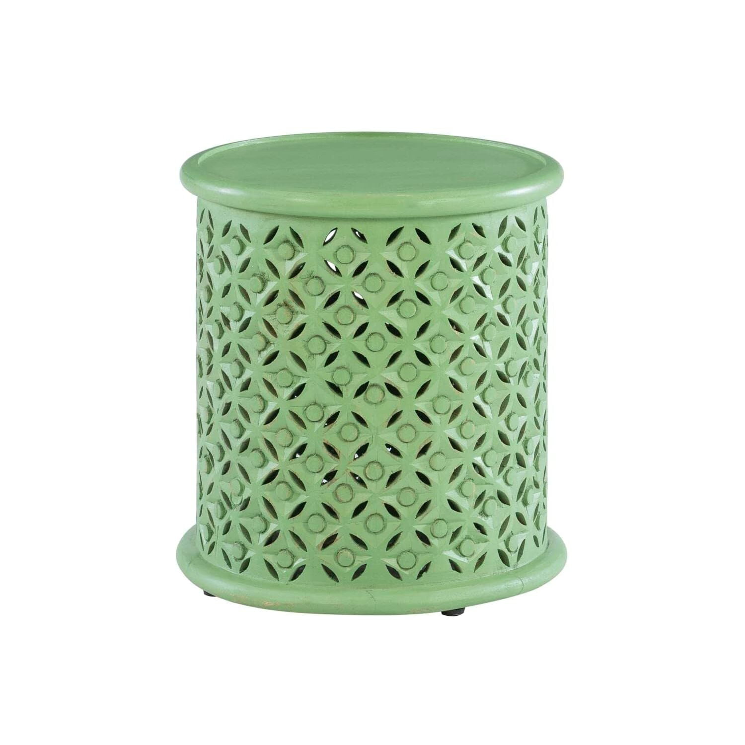 Linon Inora Side Table Green - Walmart.com