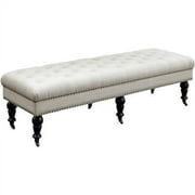 Tufted High Back Bench