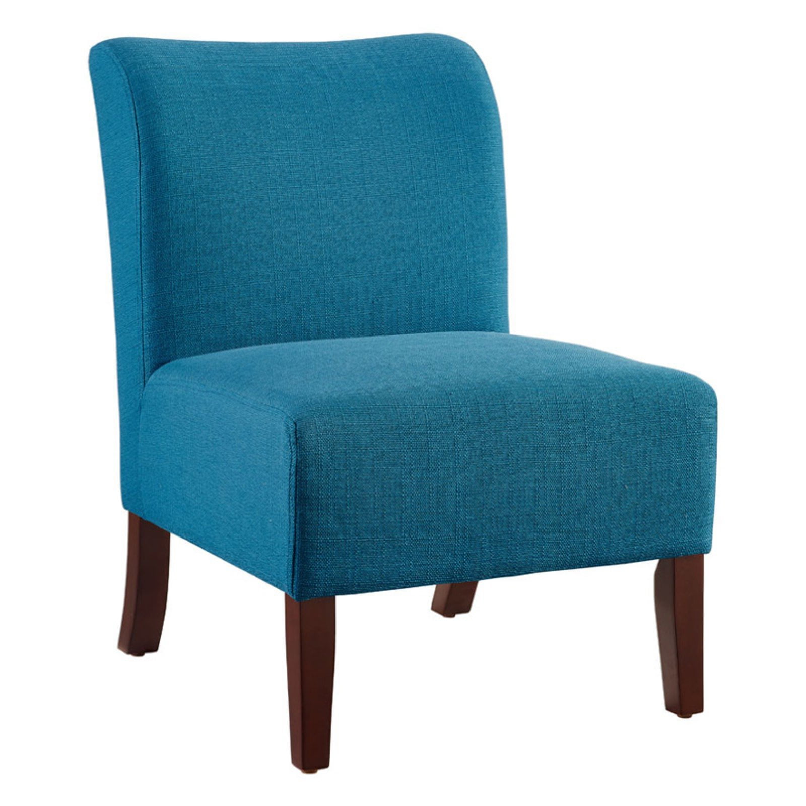 Linon Julie Curved Back Slipper Chair, 18 inch Seat Height, Multiple ...