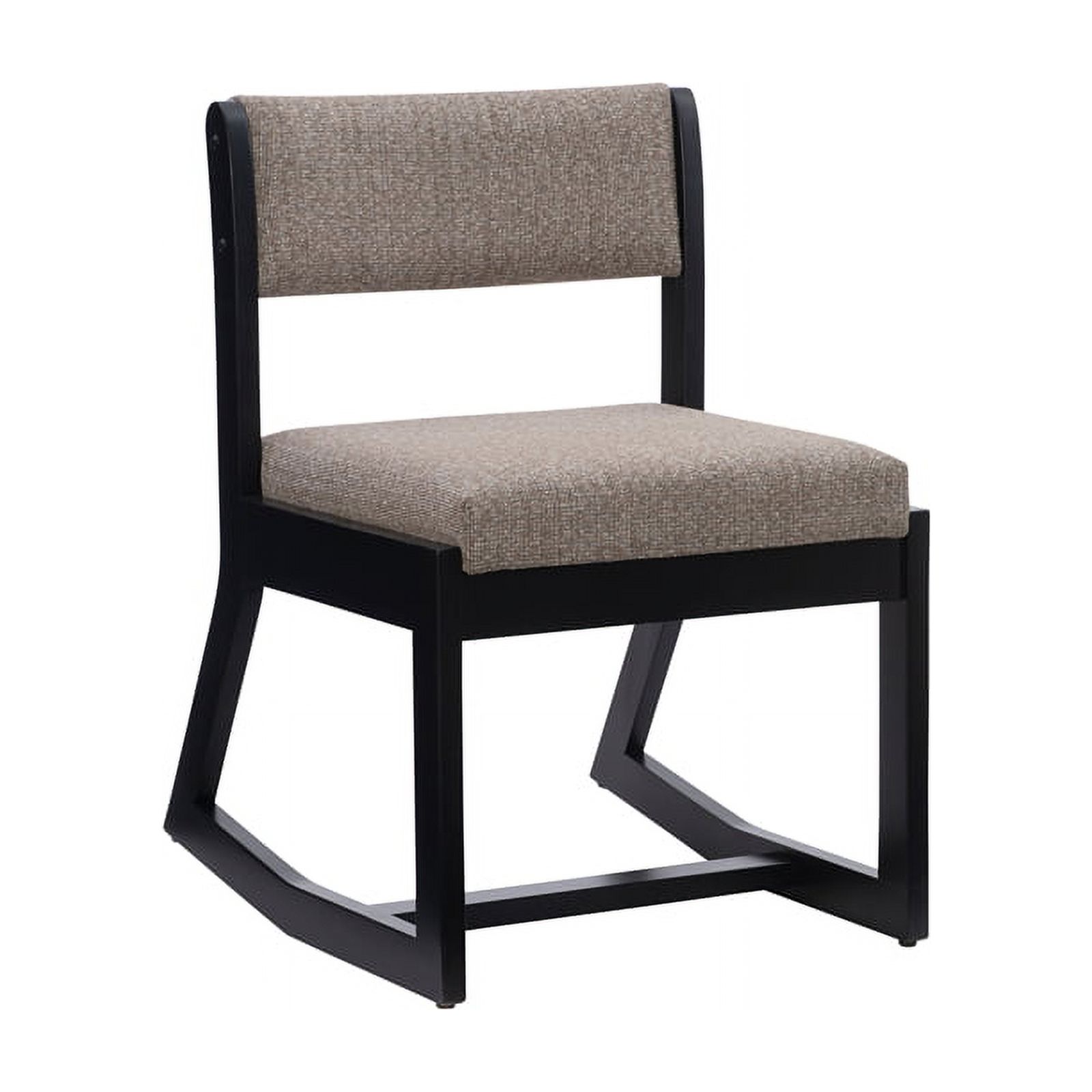 Linon Keeton Two Position Sled Base Wood Commercial Grade Chair in ...
