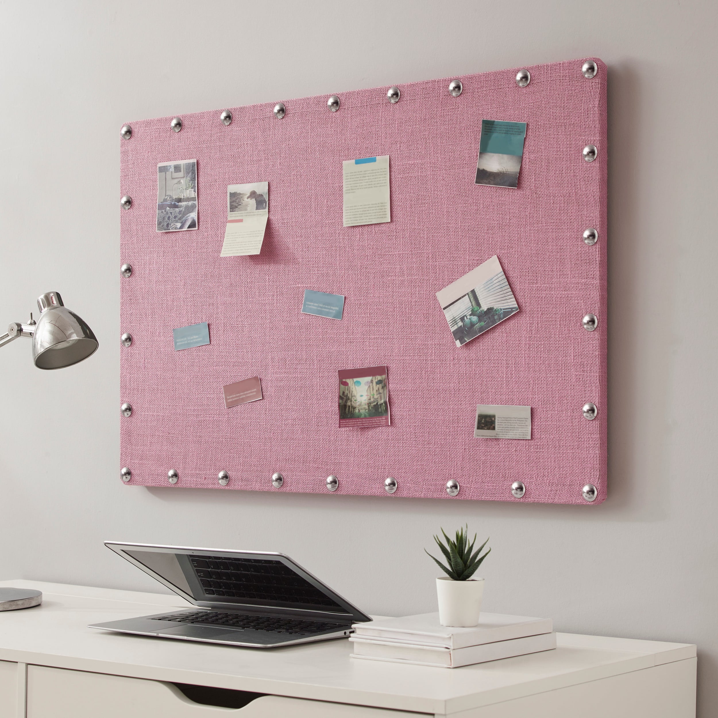 Linon Krall 24 x 36 inch Corkboard, Pink, Bulletin Boards, Can Be ...
