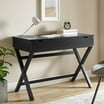 Linon Peggy Contemporary Lift Top Storage Writing Desk, Black - Walmart.com