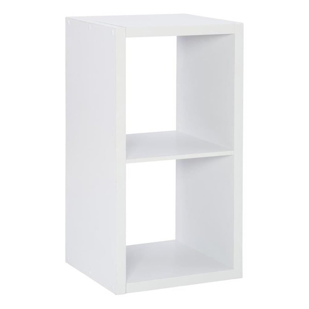 Linon Lane Two Cubby Open Back Storage Cabinet in White Wood - Walmart.com
