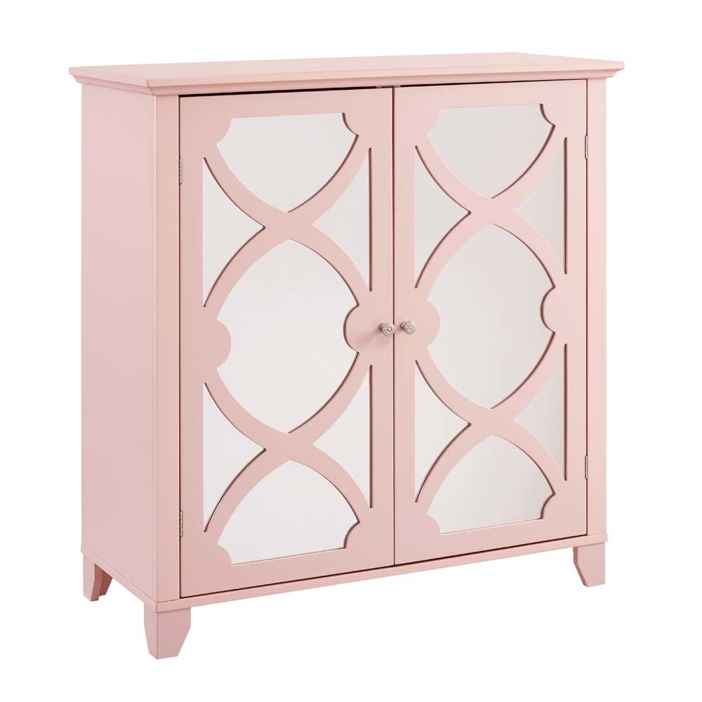 Linon Large Cabinet with Mirror Door, Multiple Colors - Walmart.com