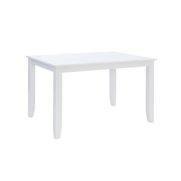 Linon Mayfair Rectangle Dining Table White - Walmart Business Supplies