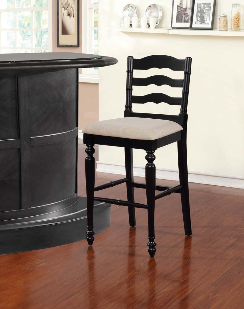 Linon Melva Bar Stool, 30 inch Seat Height, Multiple Colors - Walmart.com