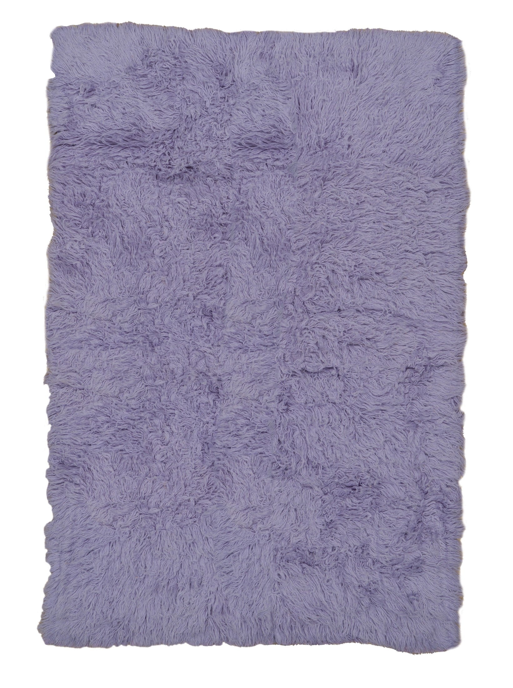 Flokati Rug 5x8 Pastel Violet Hand Woven 1400 Gram Zealand Wool ...