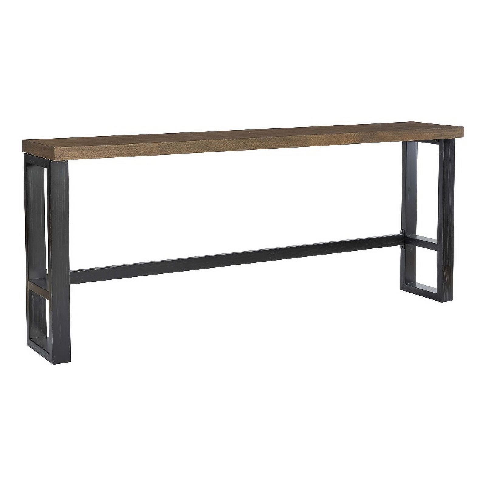 Dreux Gunmetal Steel Bar Table 42 Inch - Walmart.com