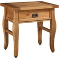 Linon Santa Fe End Table, Antique Finish, 24 inches Tall - Walmart.com