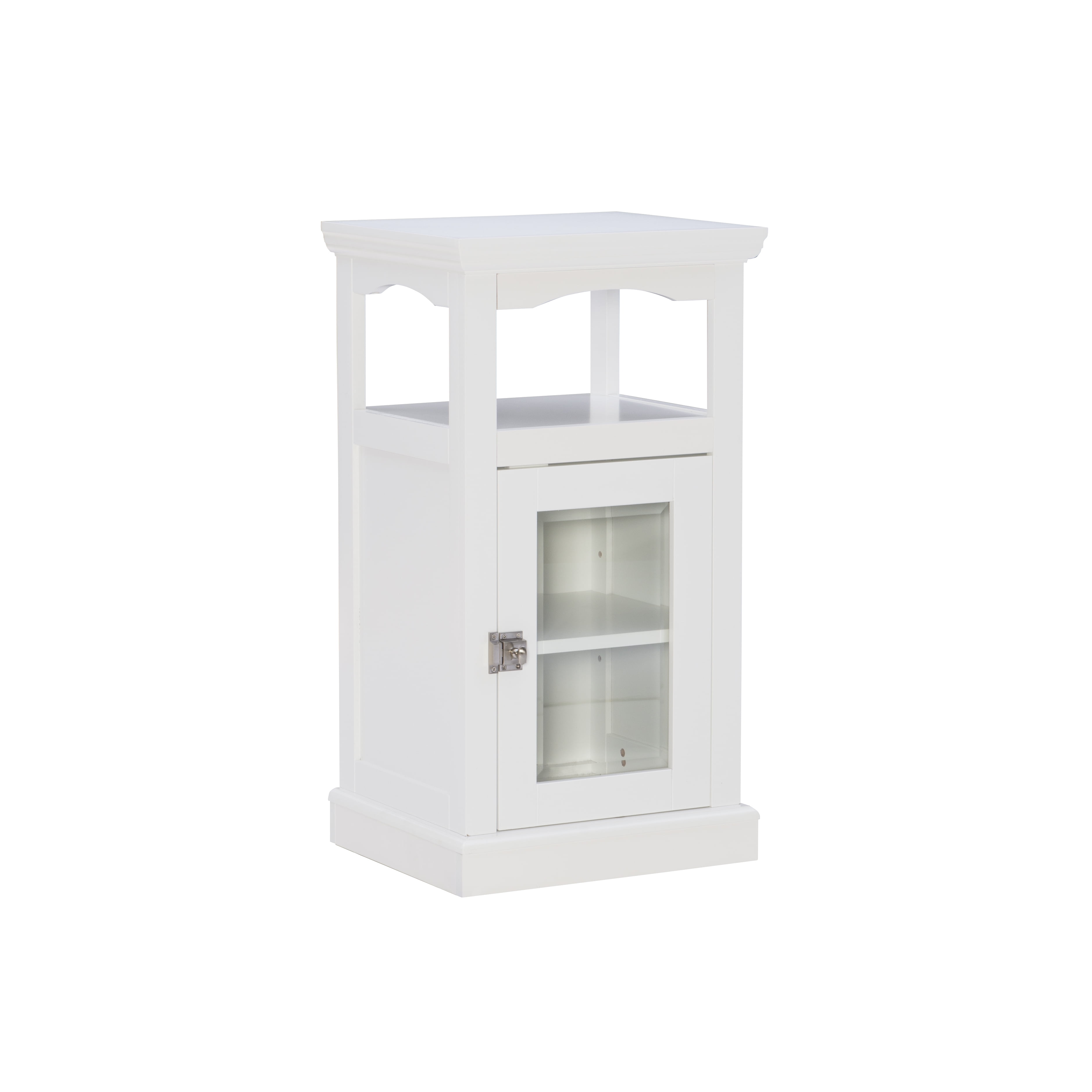 Linon Scarsdale Demi Wood Cabinet in White - Walmart.com