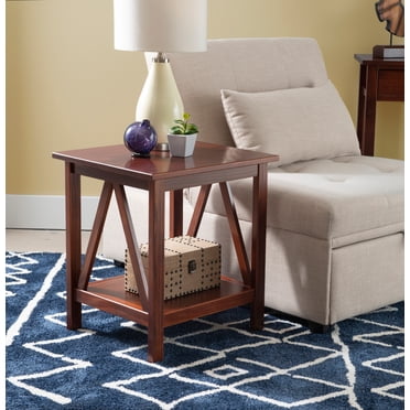 Linon Titian 42" Wide 2-Drawer Compact Console Table, Antique Tobacco ...