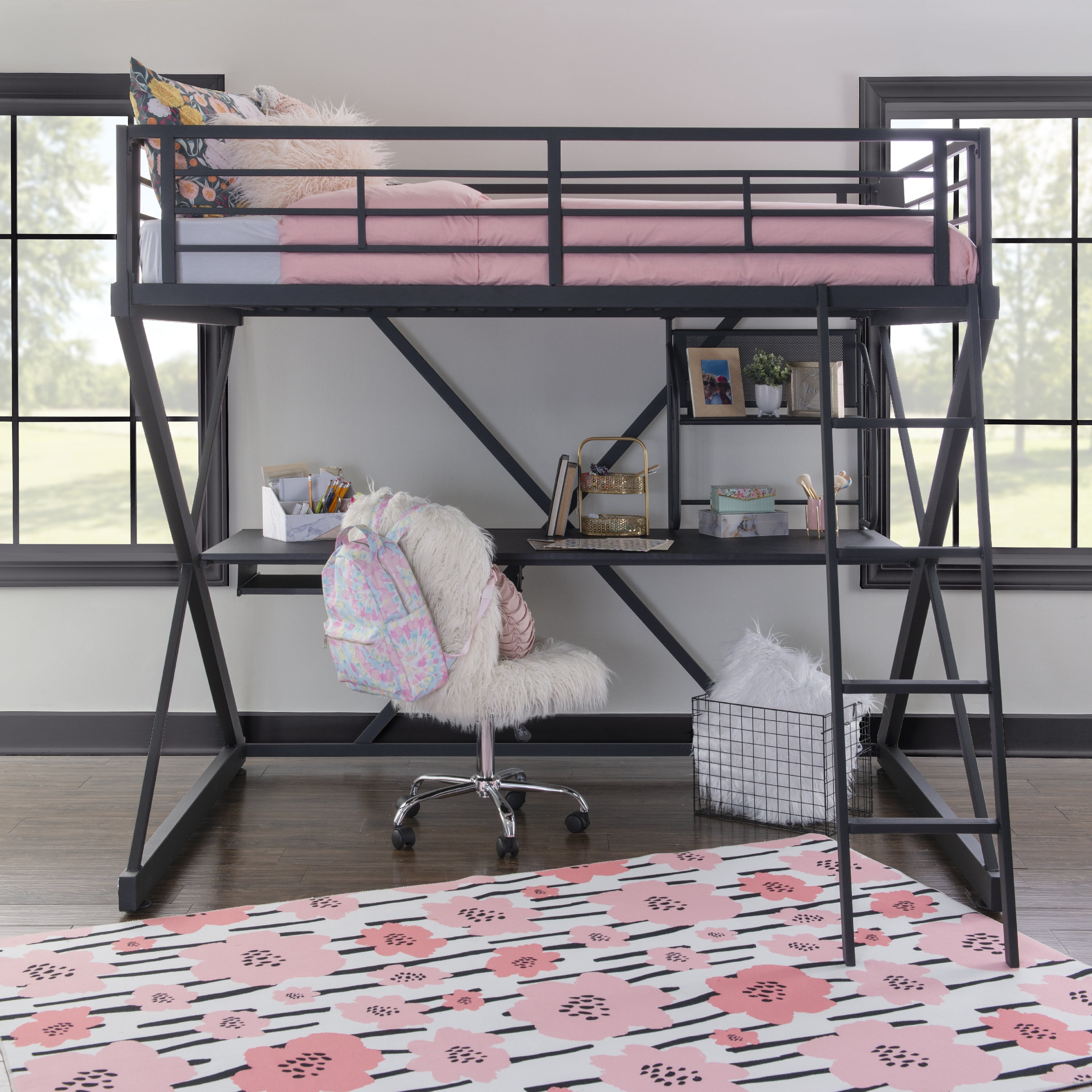 Powell Talbot Loft Bed Set, Multiple Colors - Walmart.com