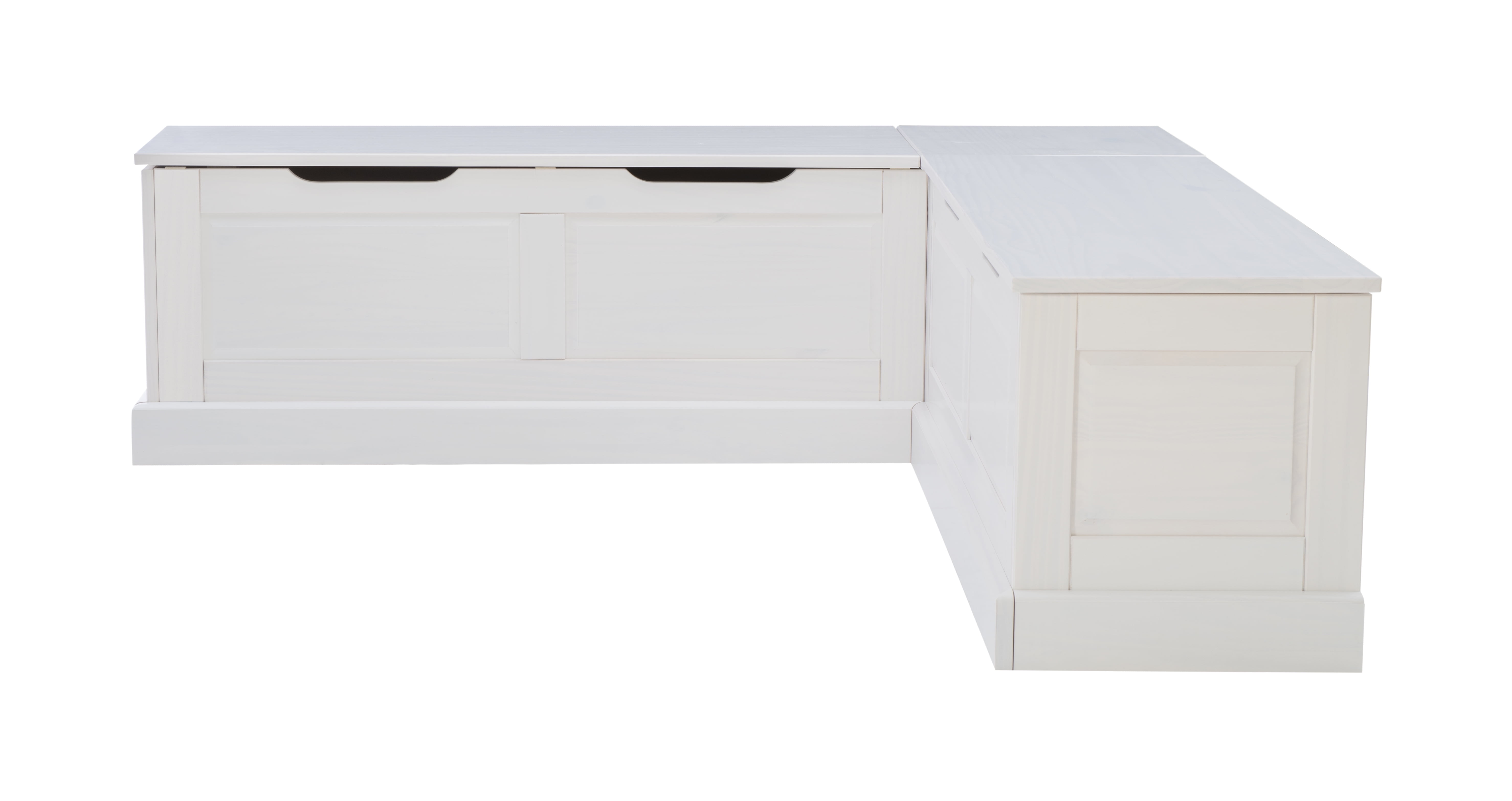 Linon Tobin Backless Kitchen Booth Corner Bench, Storage, Multiple ...