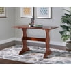 Linon Chelsea Dining Kitchen Room Table, Natural Finish, 43 x 27 x 29.5 ...