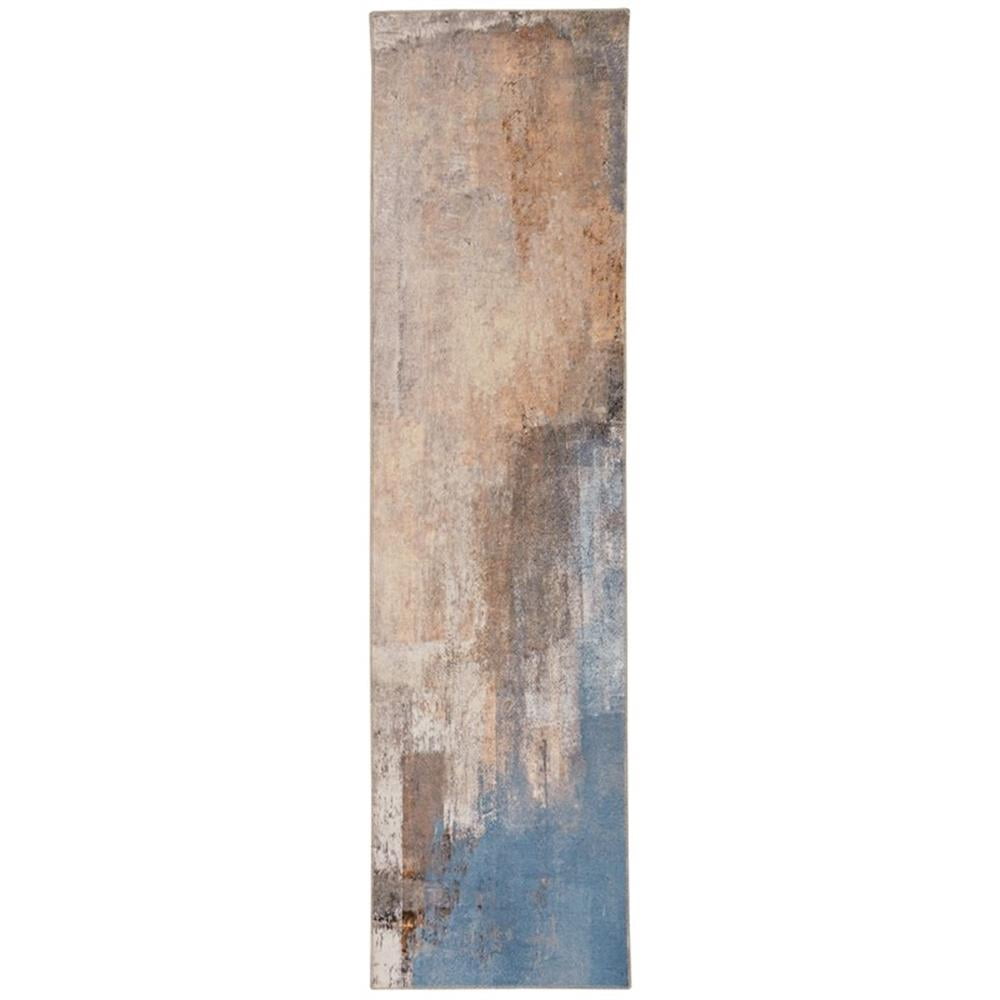 Linon Washable Keller Polyester 2'x8' Rug in Beige - Walmart.com