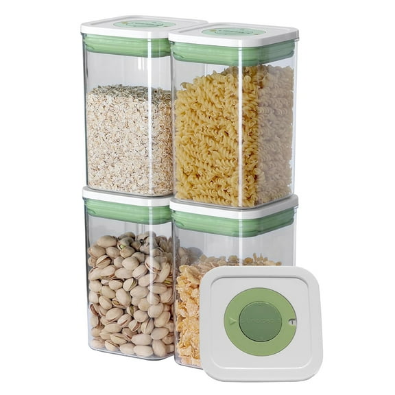 Cereal Containers Storage,Large Dry Food Storage Containers with Lids ...