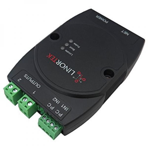 Linortek Netbell-2 TCP/IP Ethernet 2 Zone Bell Ringer Web-based Bell Controller for 110V 10A ...