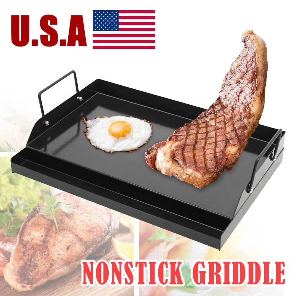 Linsen-outdoors Portable Stove Top Griddle with Non-Stick Coating ...