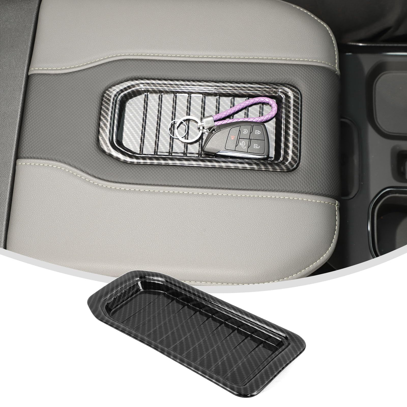 Linskip Center Console TOP OIF8 LID Storage Armrest Trim with 2021-2024 ...