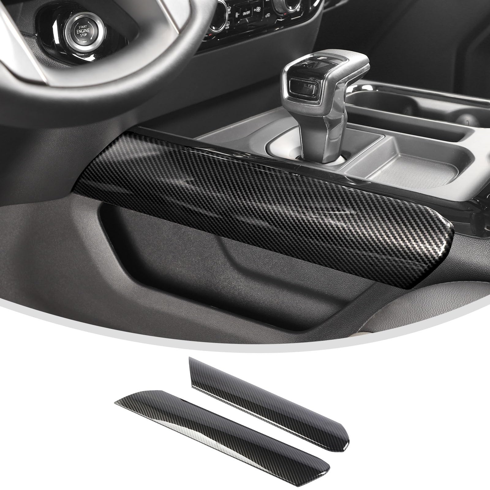 Linskip Console Side Trim Compatible with 2022 2023 2024 Chevrolet ...