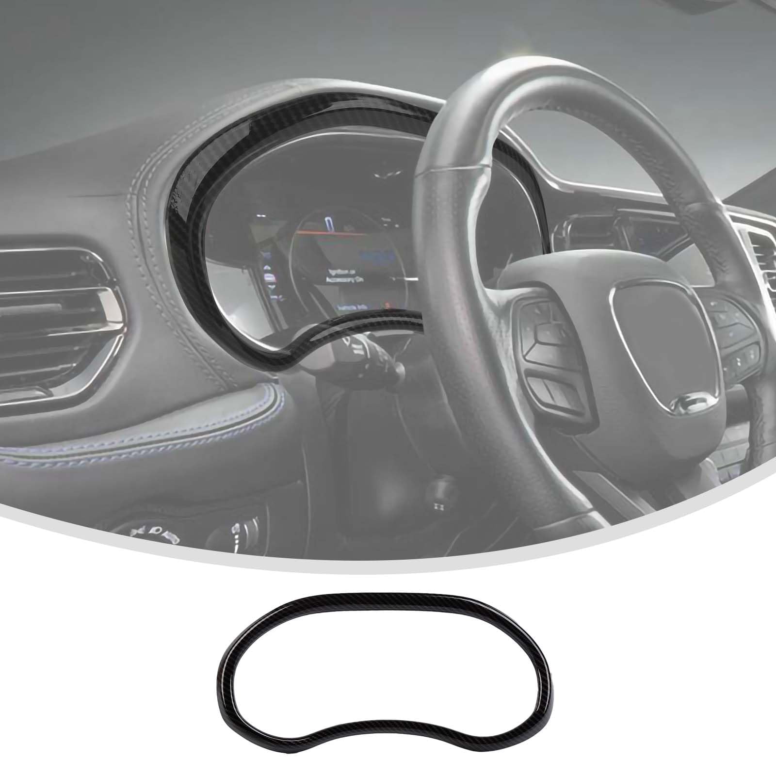 Linskip Dashboard Instrument Panel Frame Cover Compatible with Dodge ...