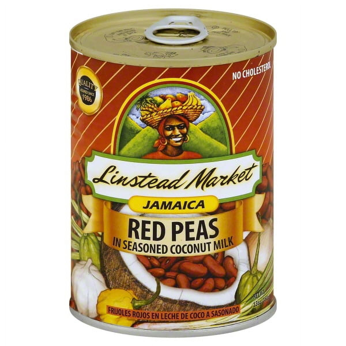 (2 pack) Linstead Market Jamaica Red Peas In Seasoned Coconut Milk, 13 ...