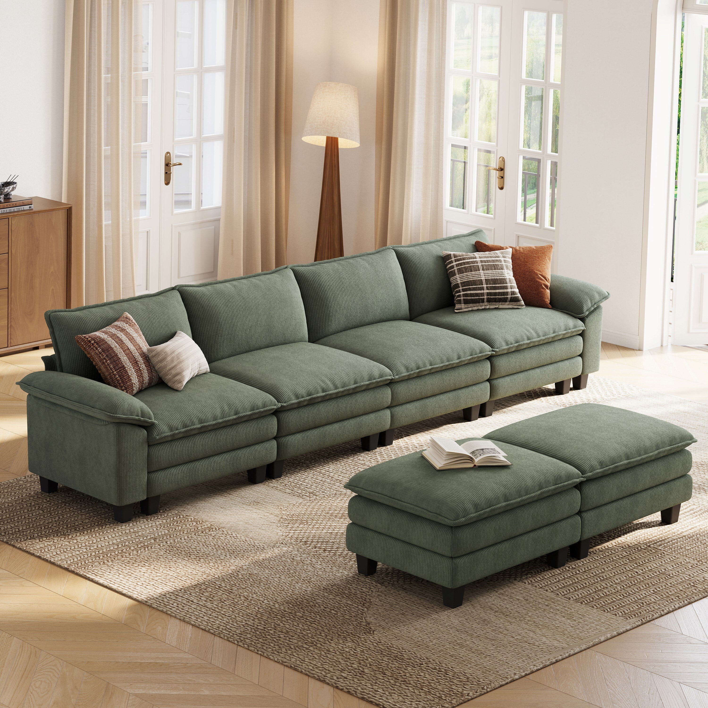 Customer reviews for Linsy Home 157" Cloud Modular Sectional Sofa for ...