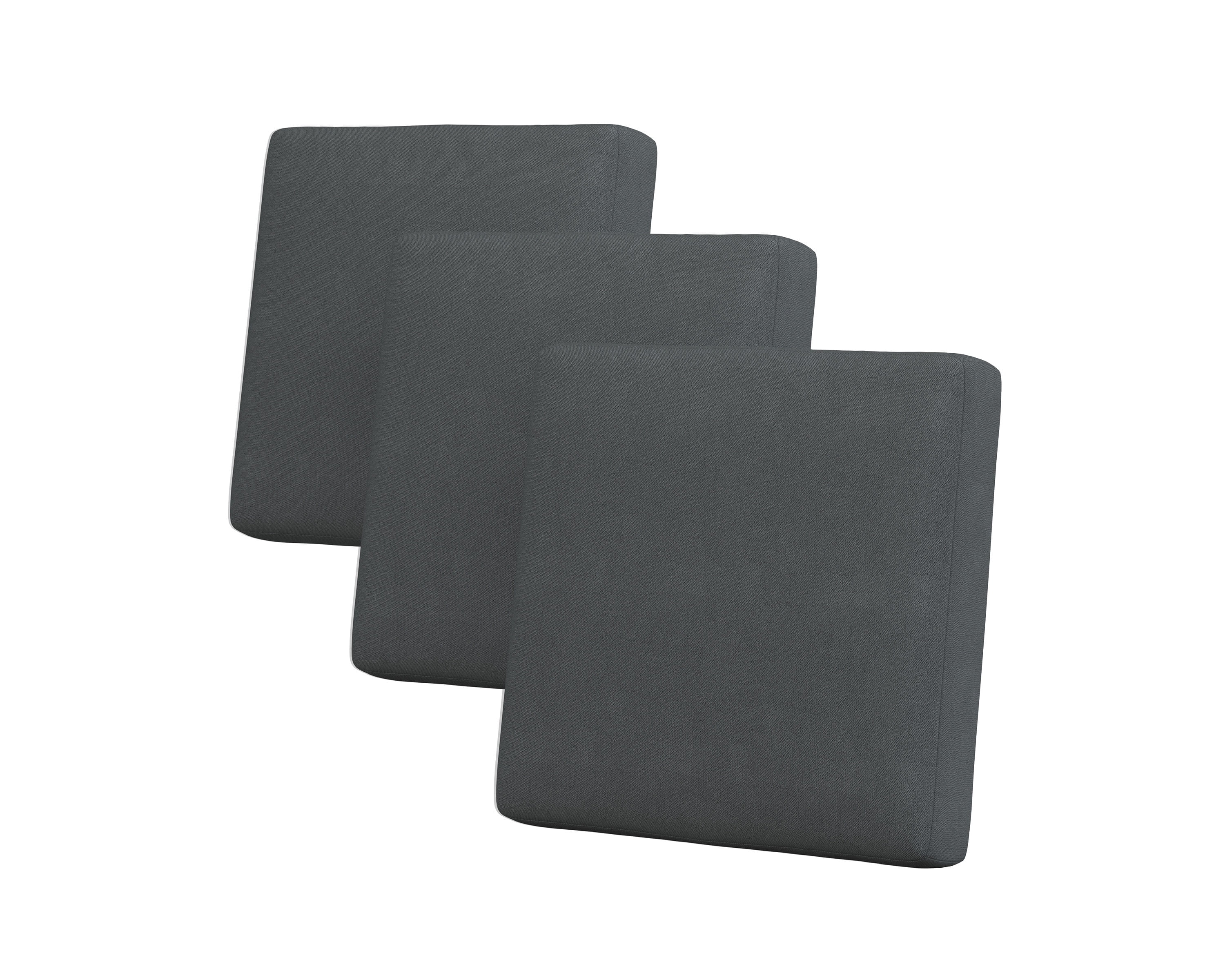 Linsy Home 3 Piece Modular Original Sofa Cover, Washable Seat Cushion ...