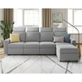 LINSY HOME Upgraded High Back Modular Sectional Sofa with Storage, 5 ...