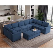 "Mammoth 92"" Convertible Sleeper Sectional Sofa with Reversible ...