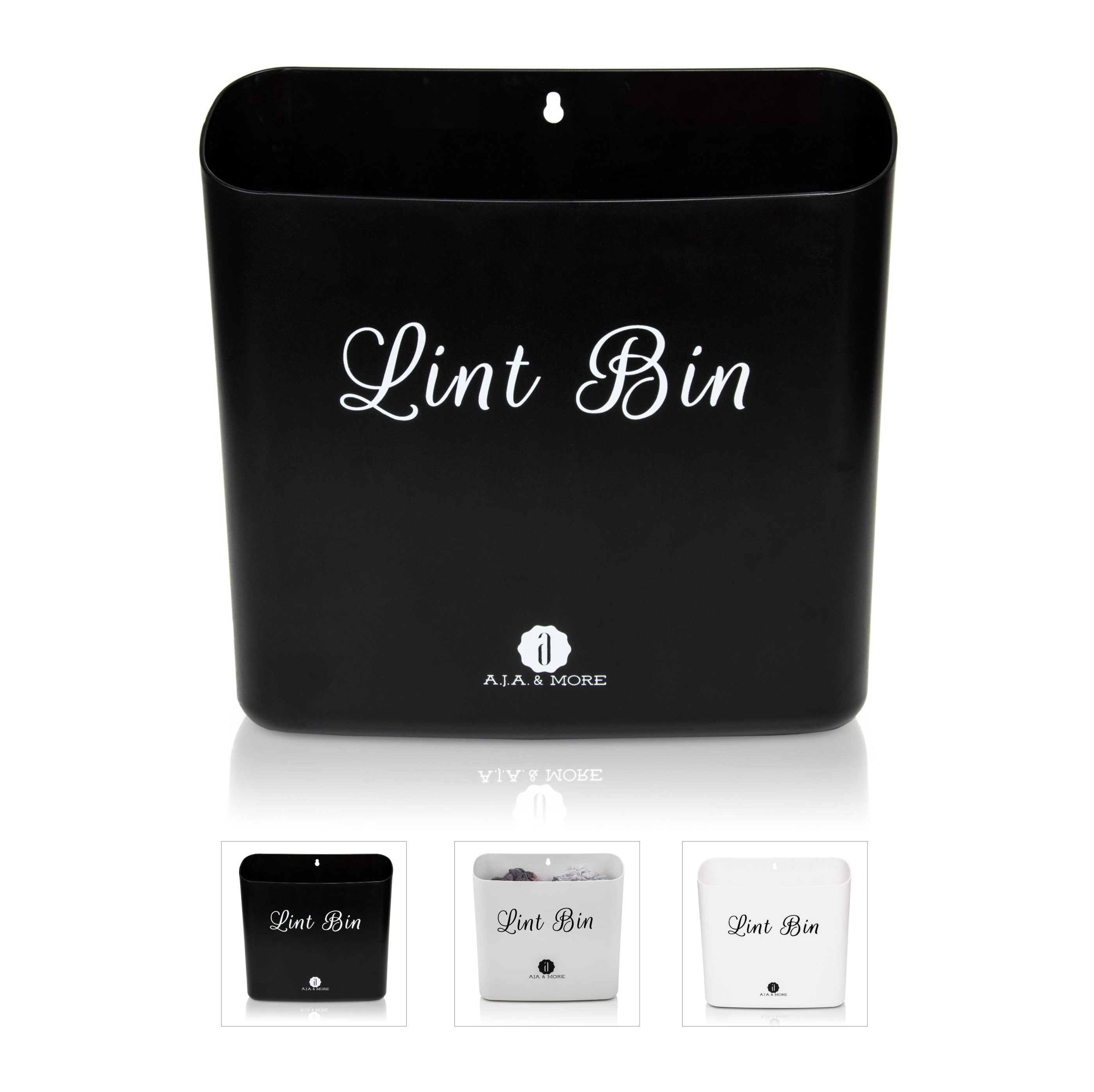 Lint Bin Holder Laundry Room Organizer Farmhouse Magnetic Space Saving ...