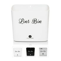 Monjita Magnetic Metal Hanging Lint Bin, White - Walmart.com