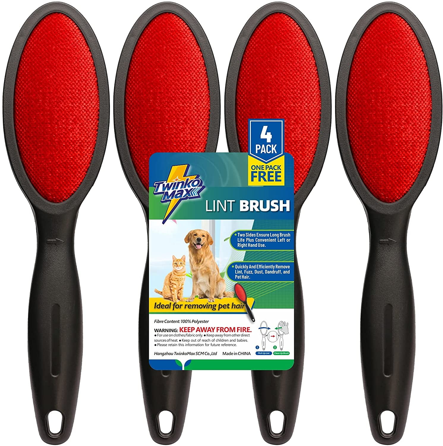 Lint Brush, Lint Remover, Pet Hair Remover, Clothes Brush, Magic Lint ...