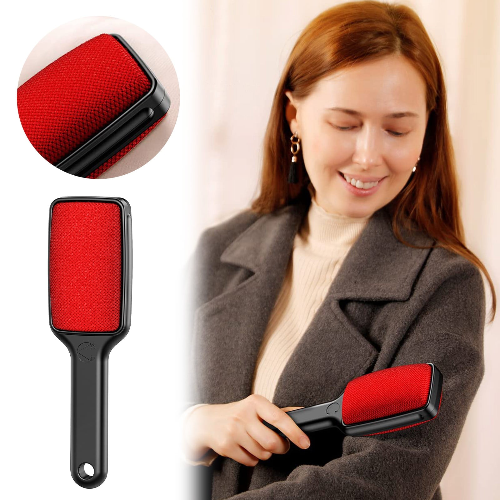 Cleaning Brush Lint Remover Double Lint Brush Reusable Velvet Lint ...