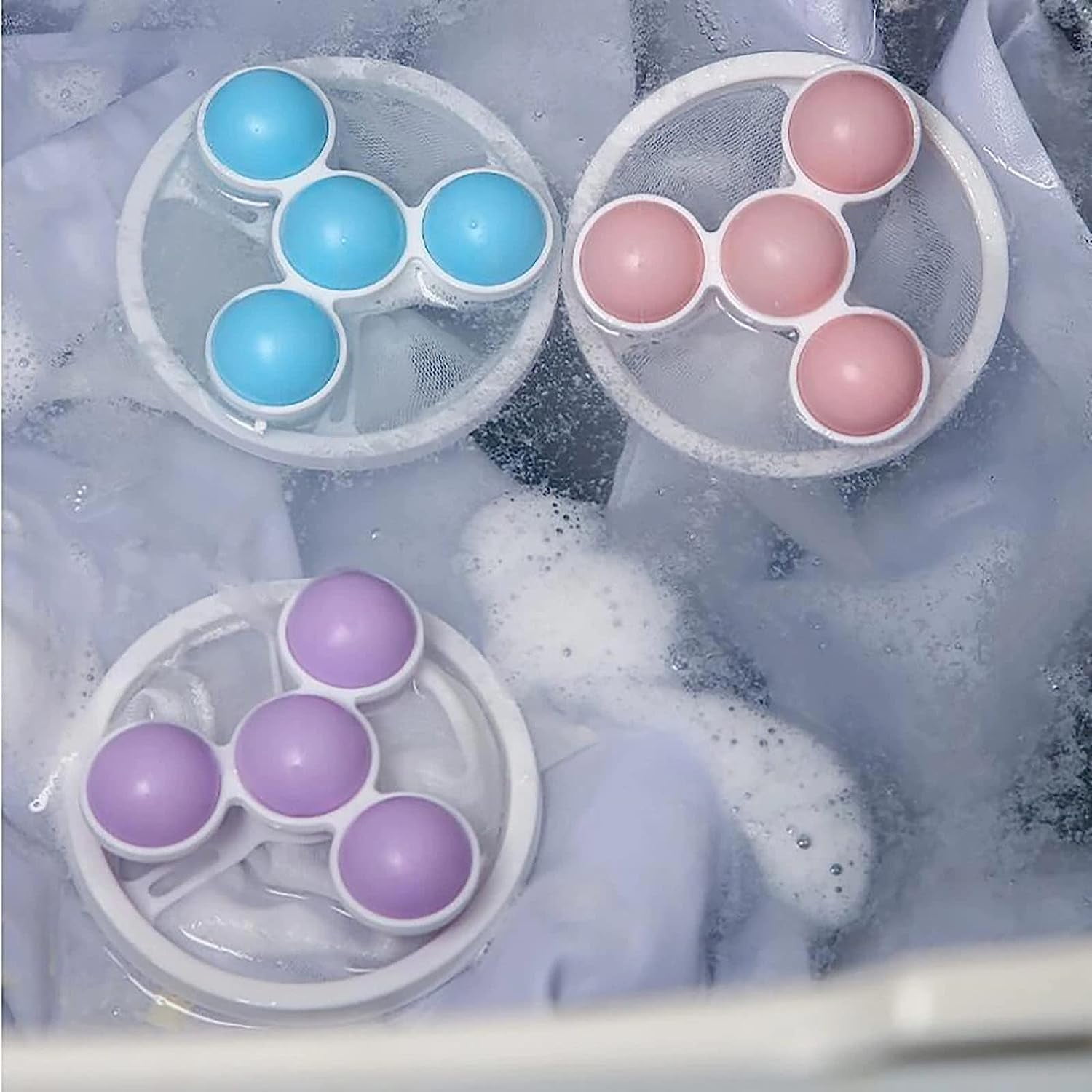 Lint Catcher Pet Hair Remover for Laundry Washing Machine Floating Lint ...