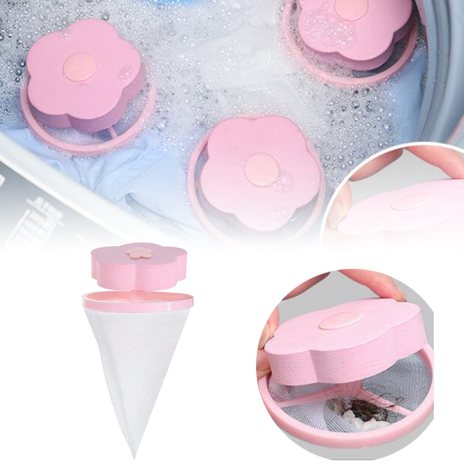 Lint Catcher for Washing Machine, 2025 Upgrade Floating Hair Filtering ...