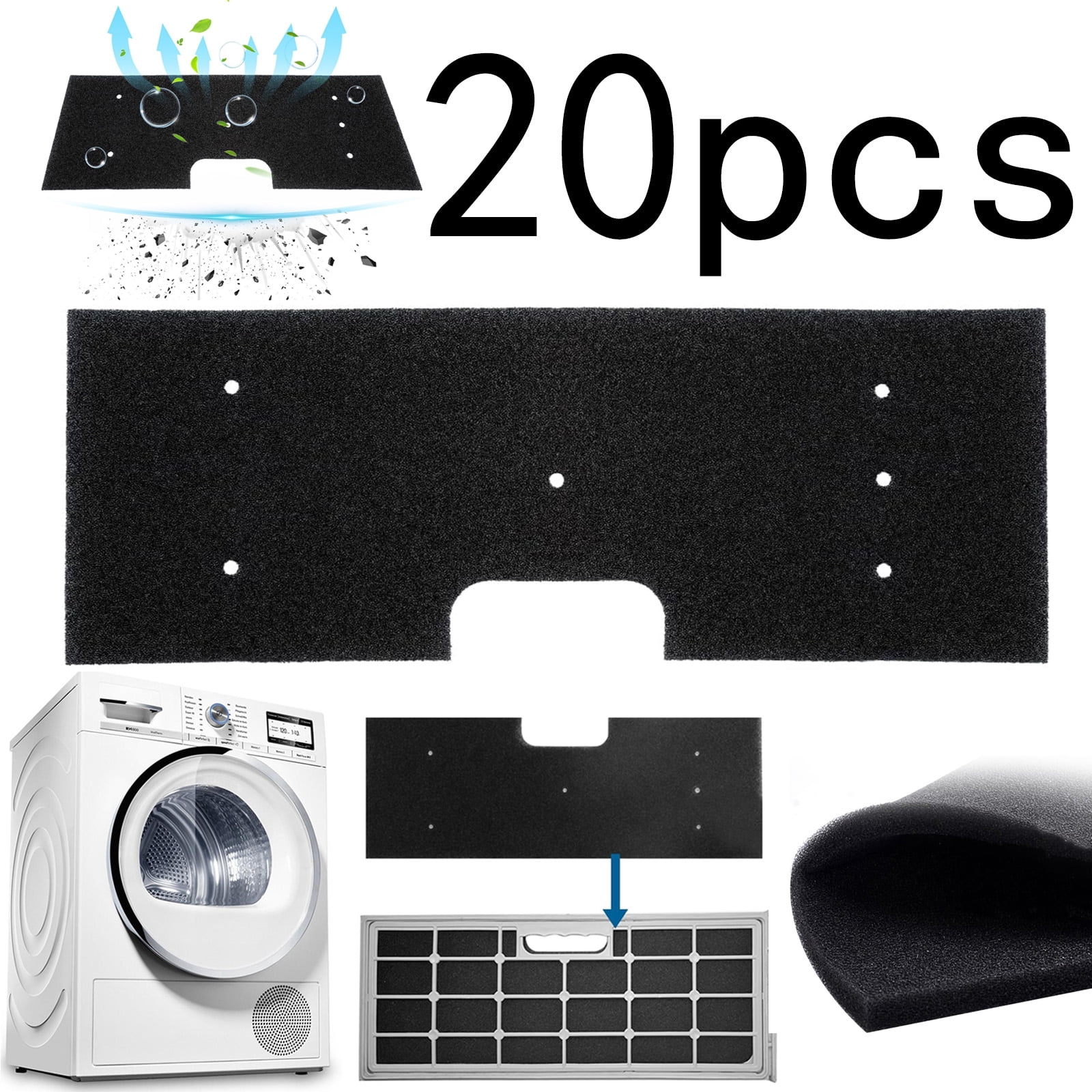 Lint Filter- for GE Profile Washer Dryer Combo - Hand Washable and ...
