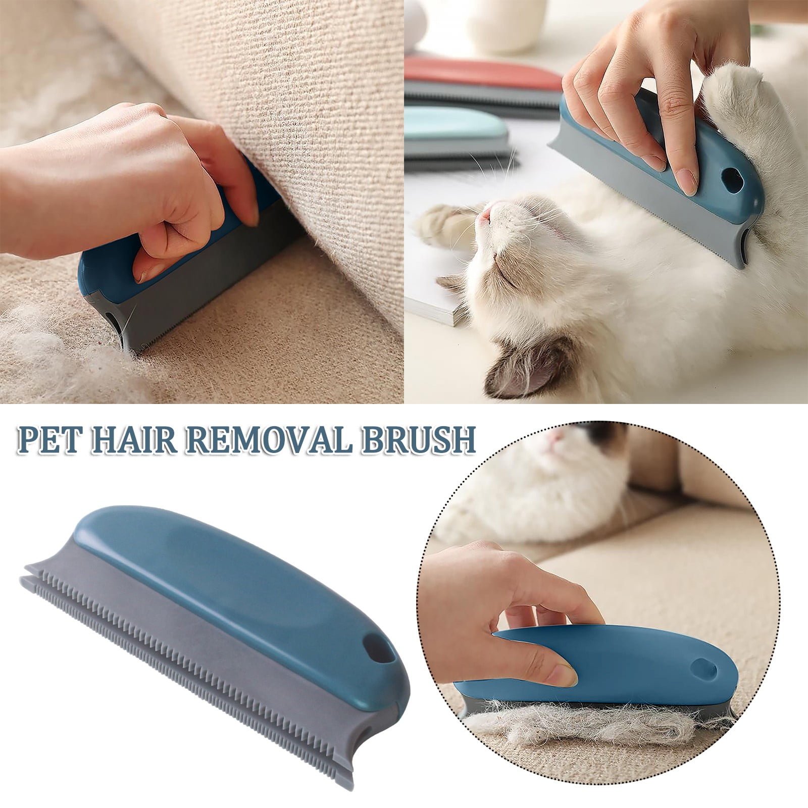 Lint Roller Brush Pet Hair Rollers Fabric Rechargeable Lint Rake Pet ...