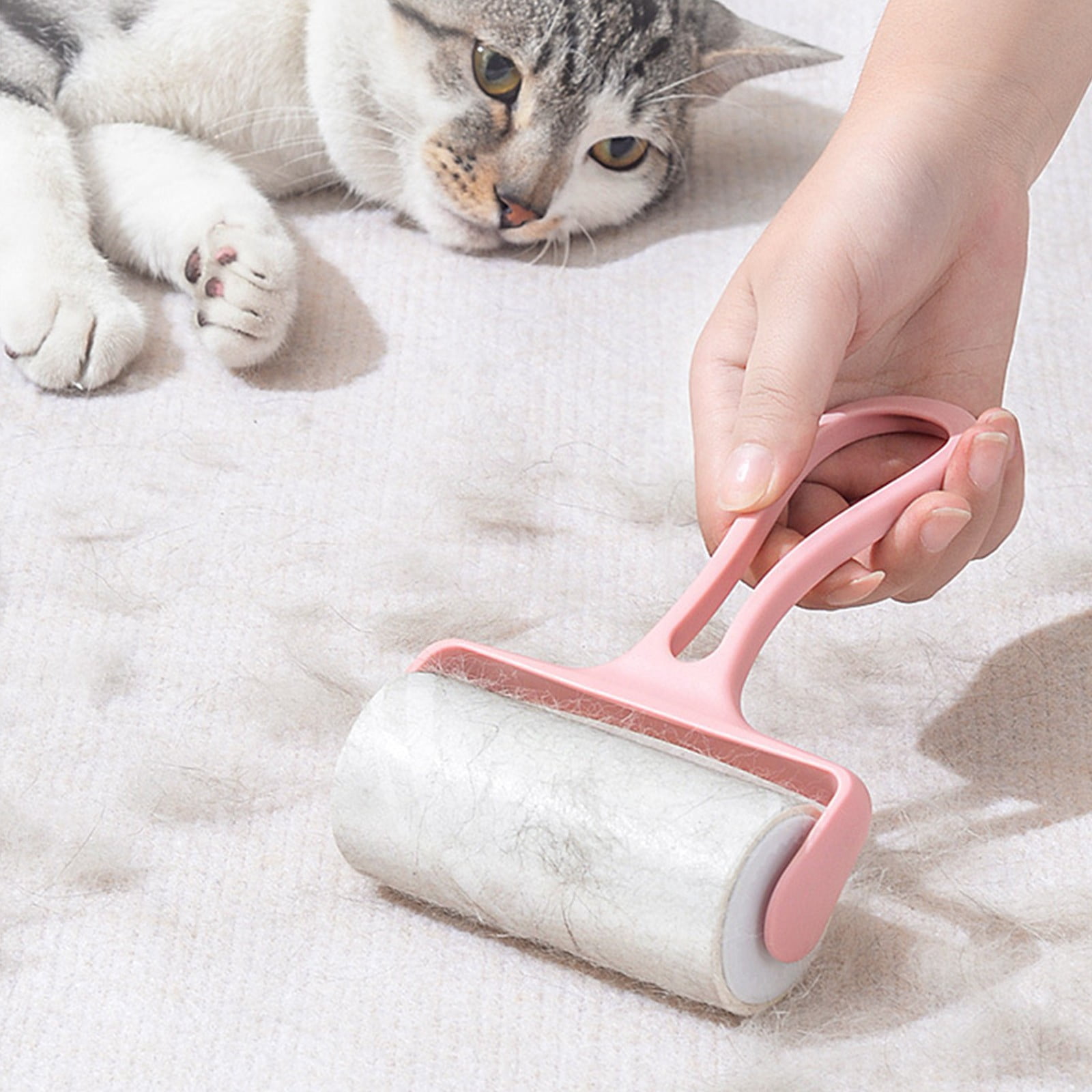 Lint Roller Refill, 60-Sheet Sticky Paper, Pet Hair Remover, Furniture ...