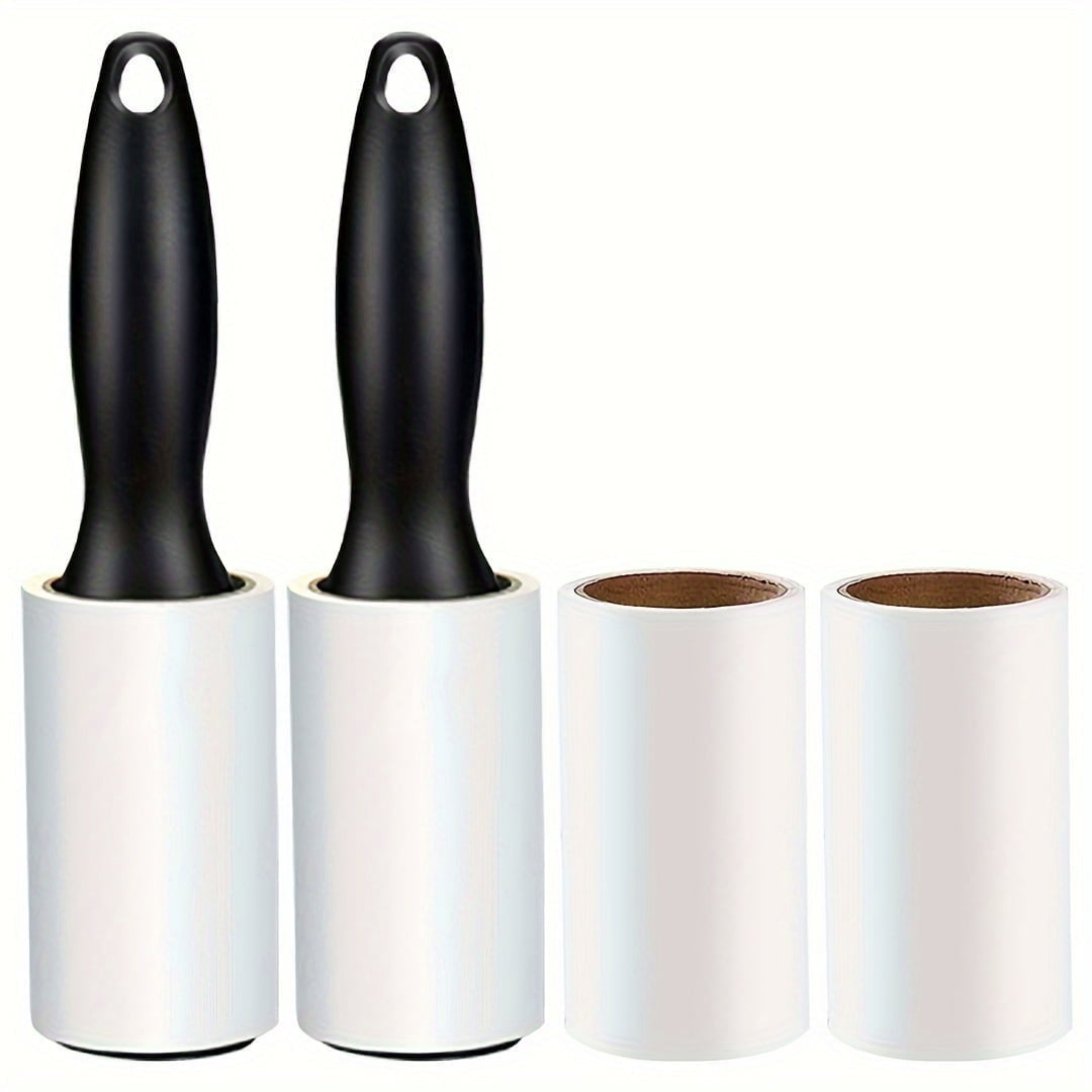 Lint Rollers 2 Handles 6 Rolls (360 Sheets) Mega Value Set, Ultra ...